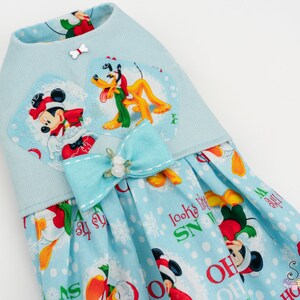 Disney Christmas Dog Dress Small Holiday Pet Clothes - Etsy