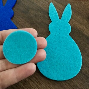 Easter Bunny Game for Kids, Preschool Color Matching Activity for Felt ...