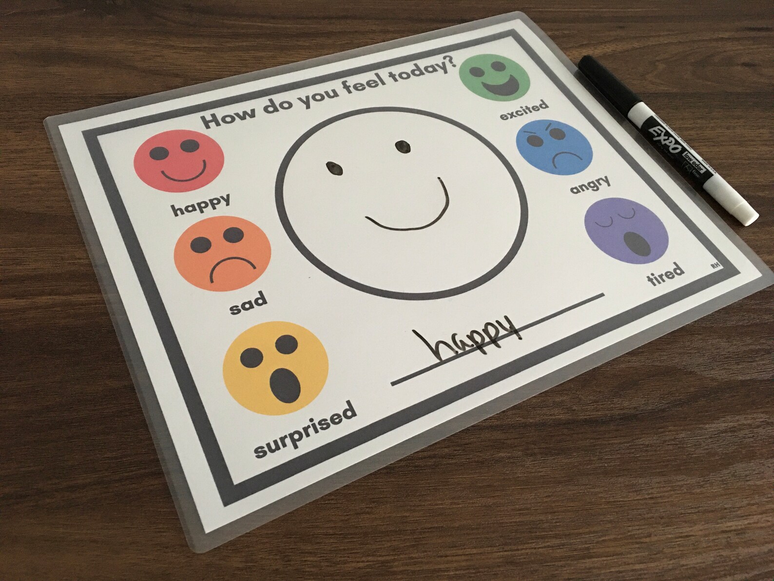 How Do You Feel Today Emotions Feelings Activity Preschool - Etsy