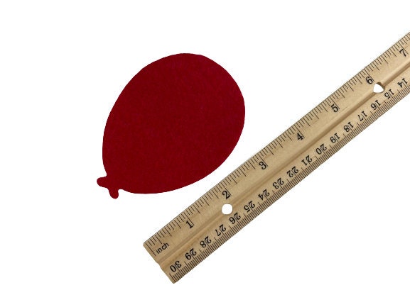 Felt Balloon Shapes Set Rainbow Balloons for Birthday Party - Etsy