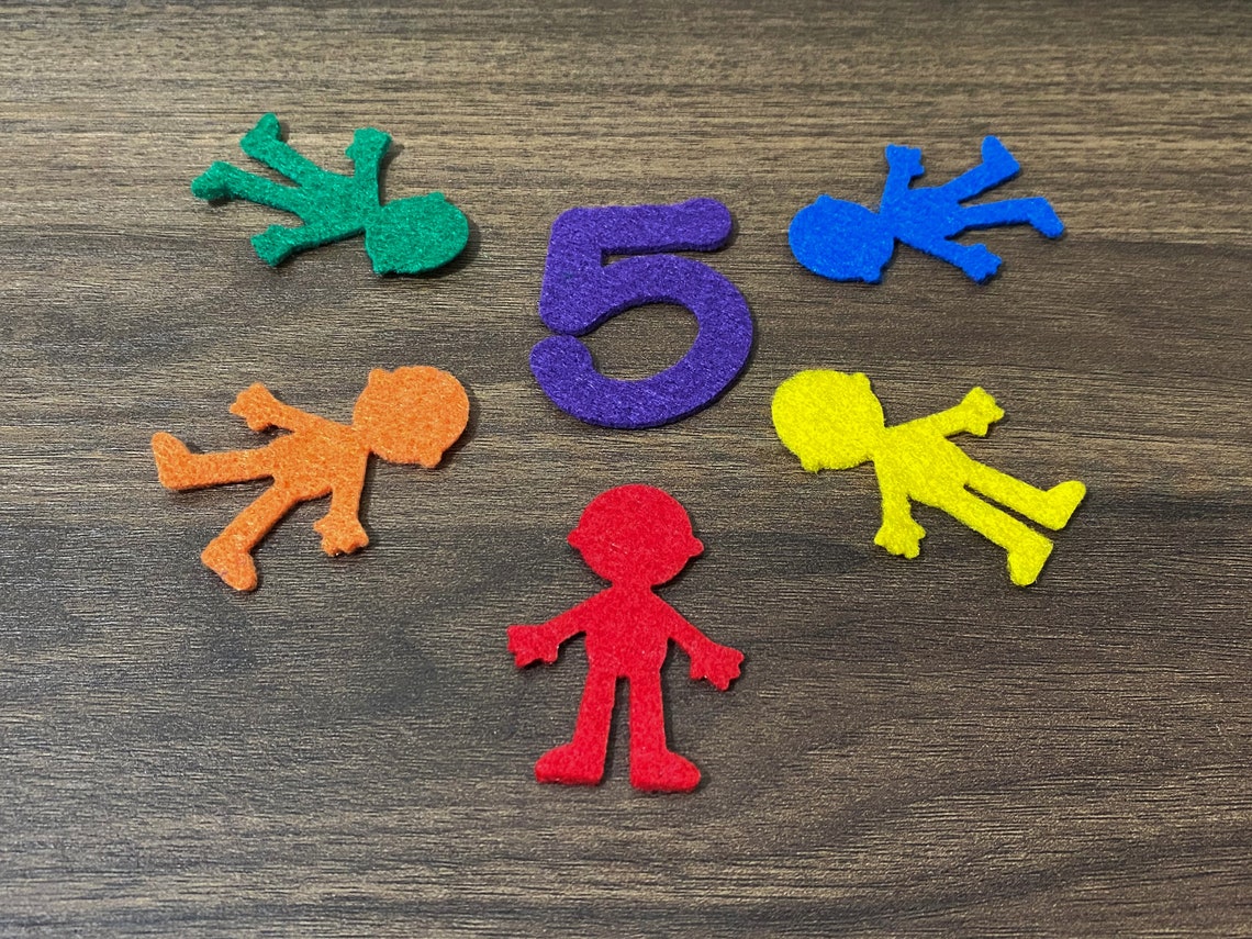 Math Counters for Felt Board Manipulatives for Counting | Etsy