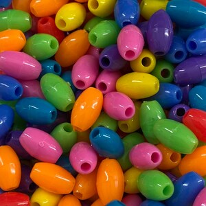 Rainbow Oat Bead Mix Oval Oat Rice Craft Beads 9mm Mini - Etsy