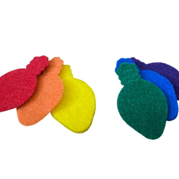 Felt Christmas Bulbs - Etsy