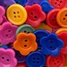 Mixed Rainbow Buttons for Kids, Bright Buttons for Preschool Crafts ...
