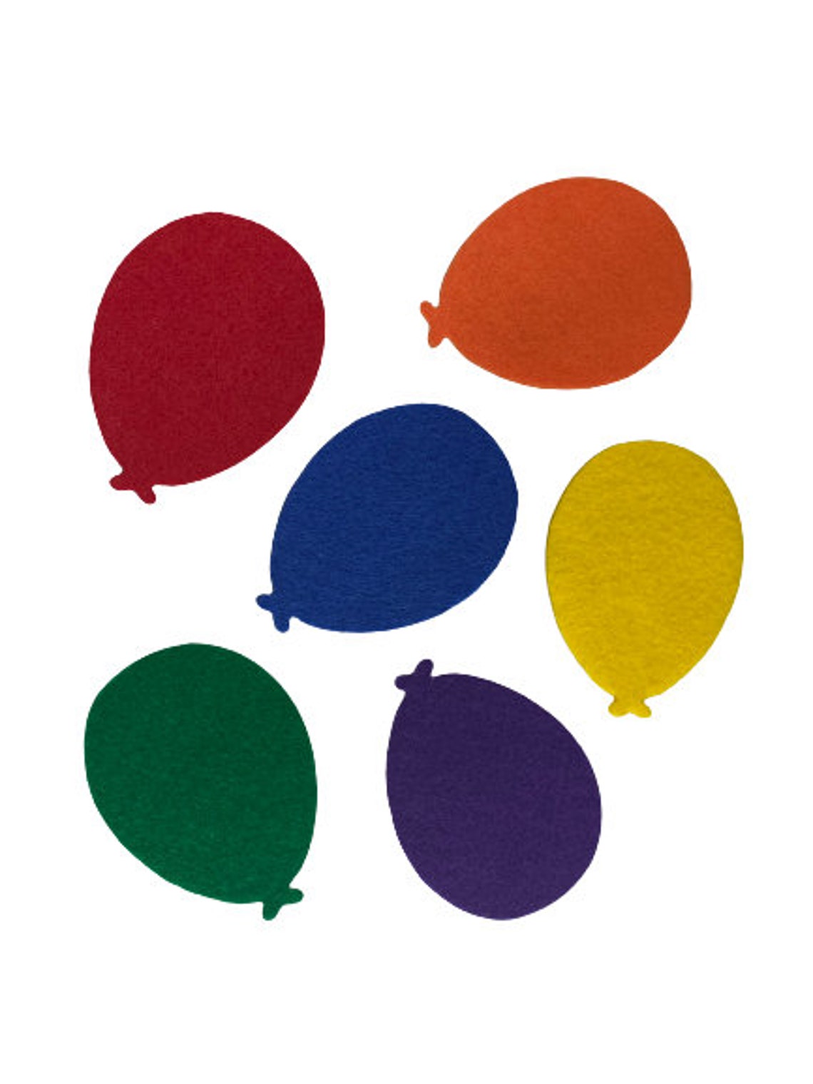 Felt Balloon Shapes Set Rainbow Balloons for Birthday Party - Etsy