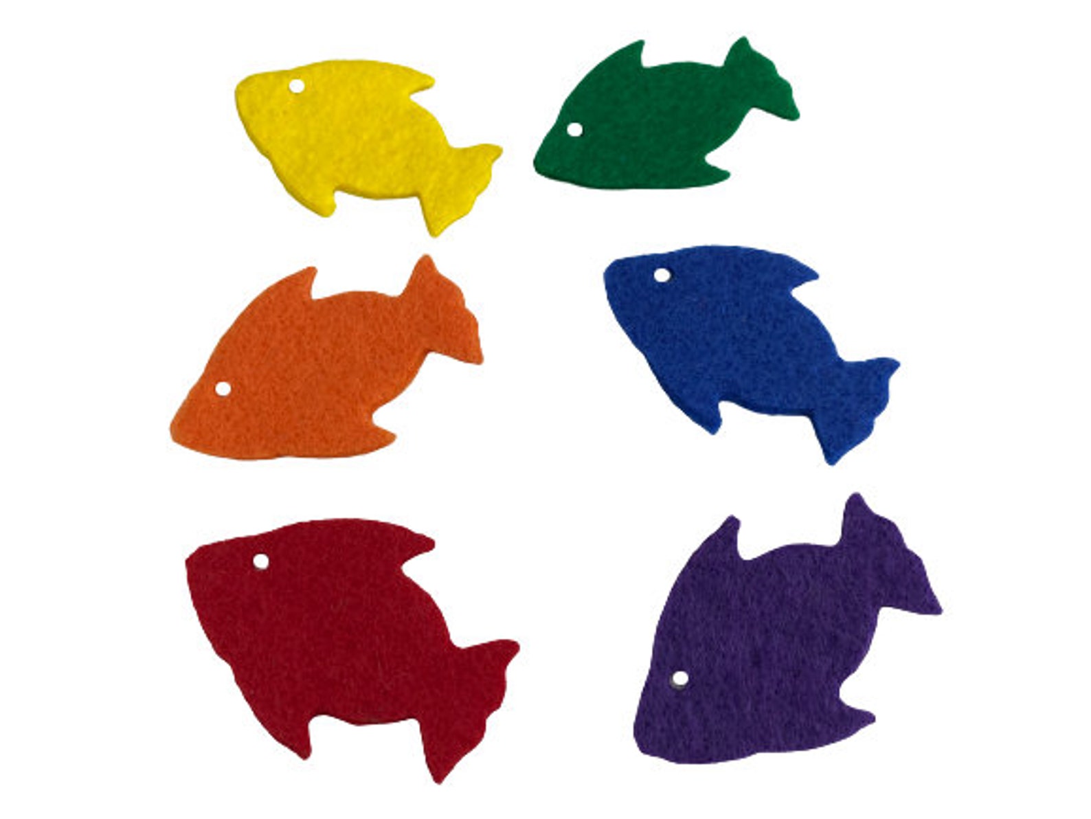Felt Fish Shapes Rainbow Fish Craft for Kids Sea Animal Felt - Etsy