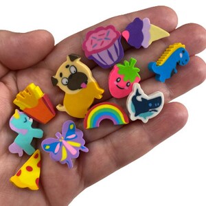 Assorted Mini Erasers for Sorting Math Counters, Sensory Box-bins, I ...