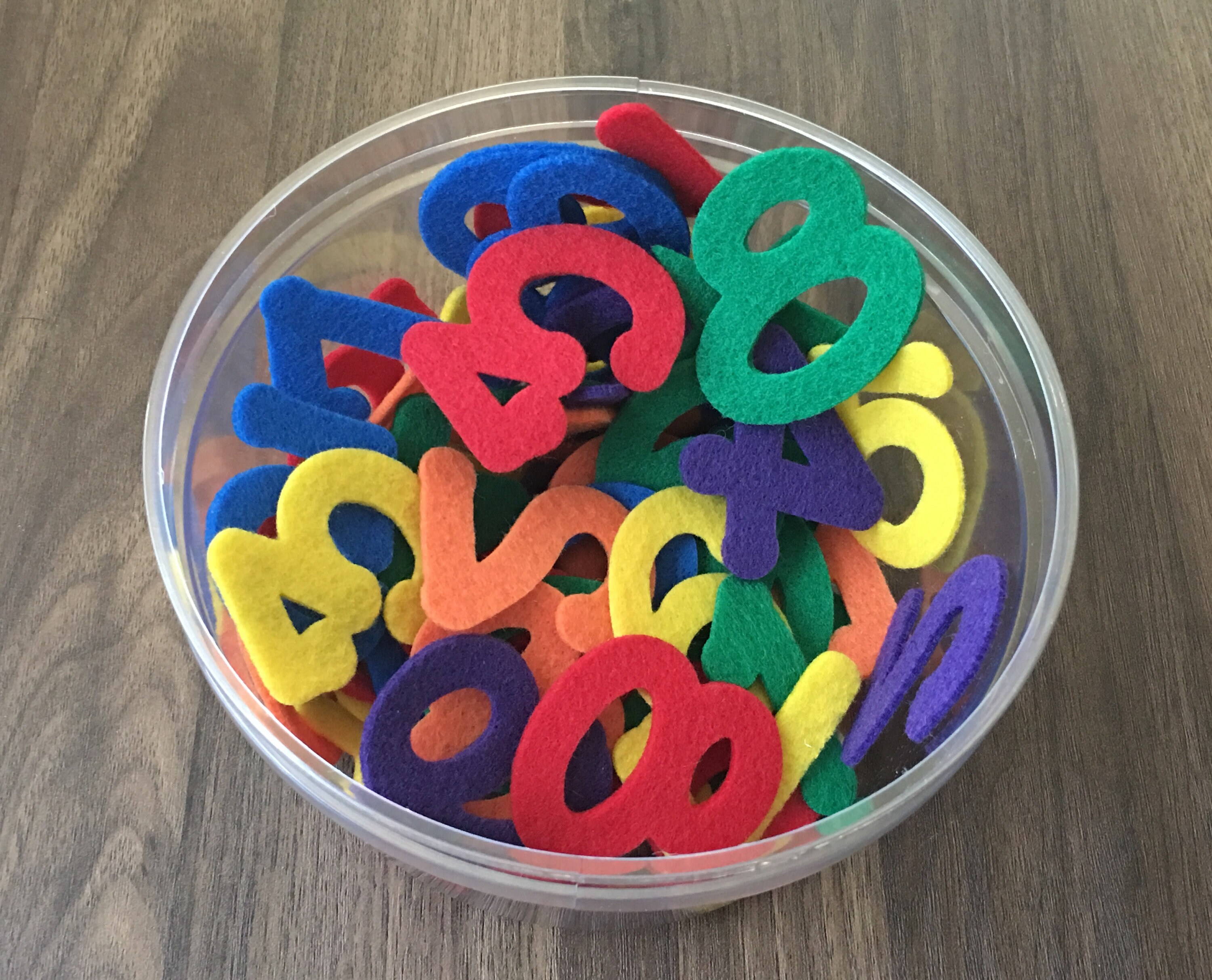 Felt Numbers Multicolor 2 Inch Price is for Each Number - Etsy