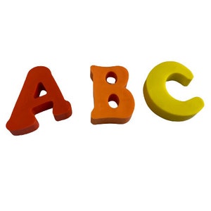Mini Alphabet Letters Erasers for Kids Preschool ABC Learning - Etsy