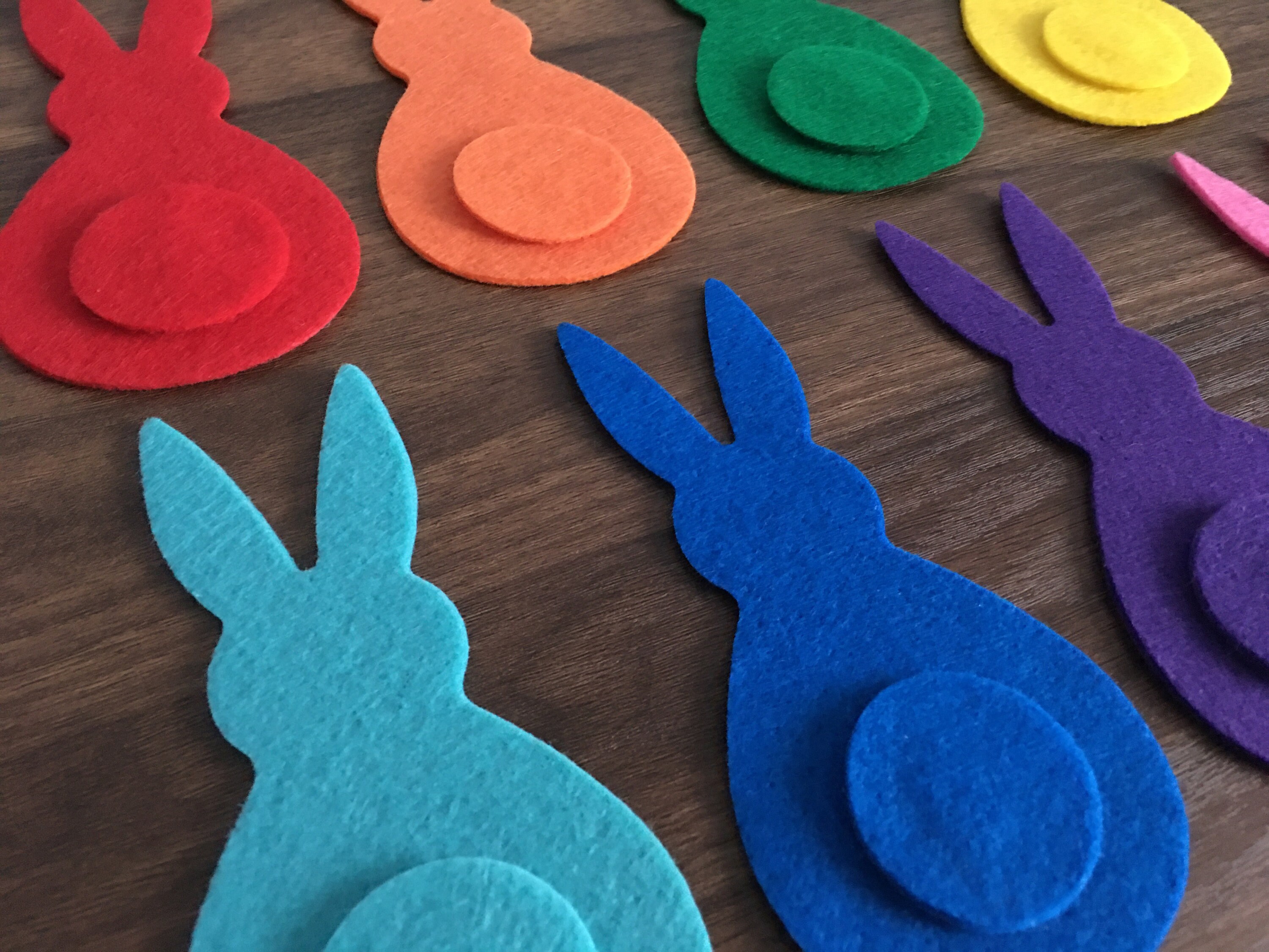 Easter Bunny Game for Kids Preschool Color Matching Activity - Etsy