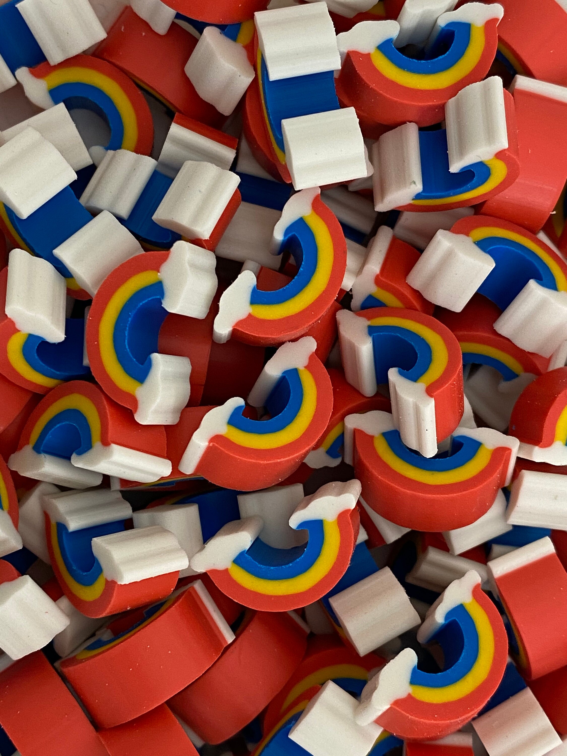 Mini Rainbow Erasers at Alberto Stark blog