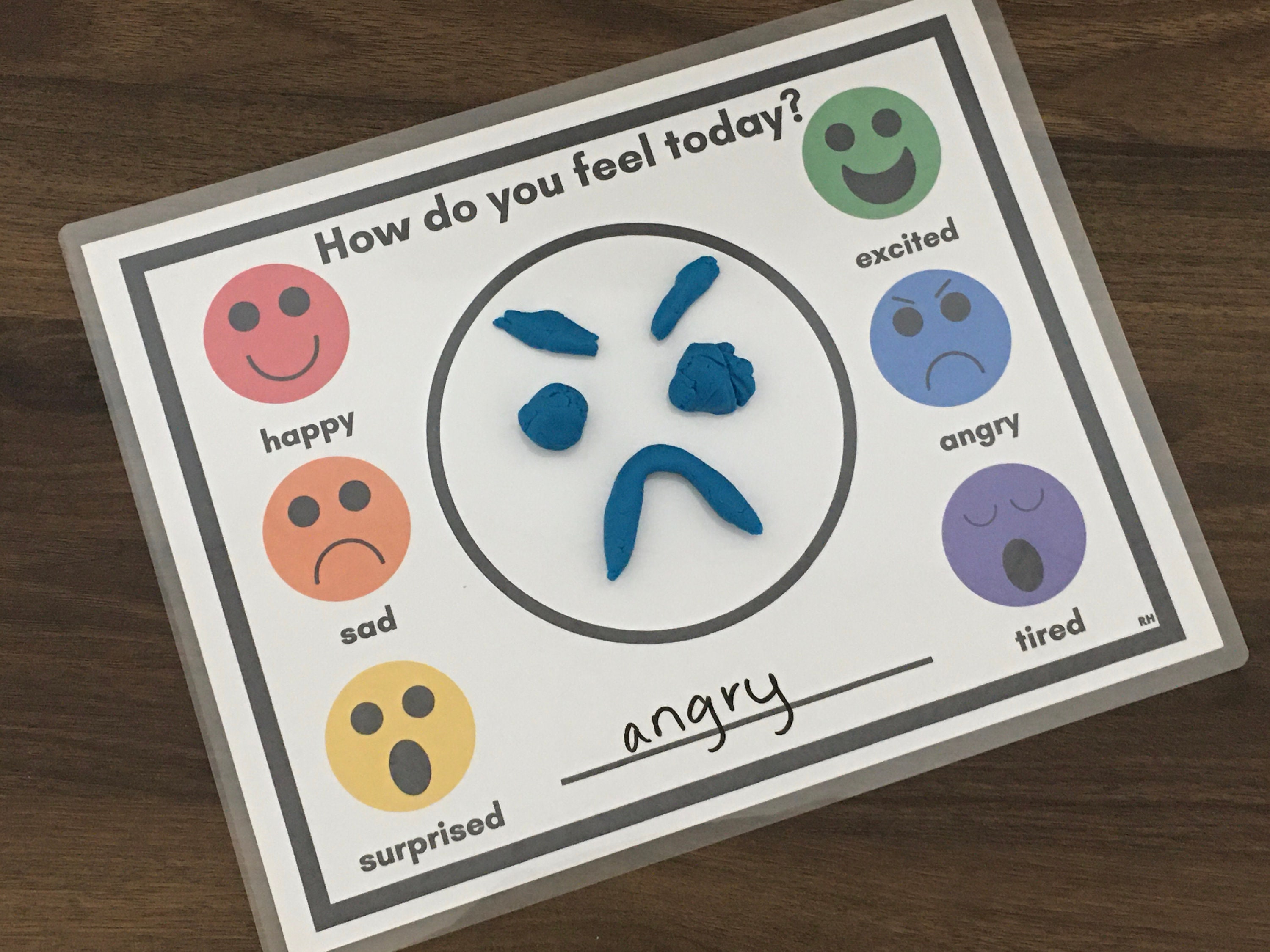 How Do You Feel Today Emotions Feelings Activity Preschool - Etsy