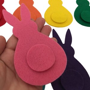Easter Bunny Game for Kids, Preschool Color Matching Activity for Felt ...