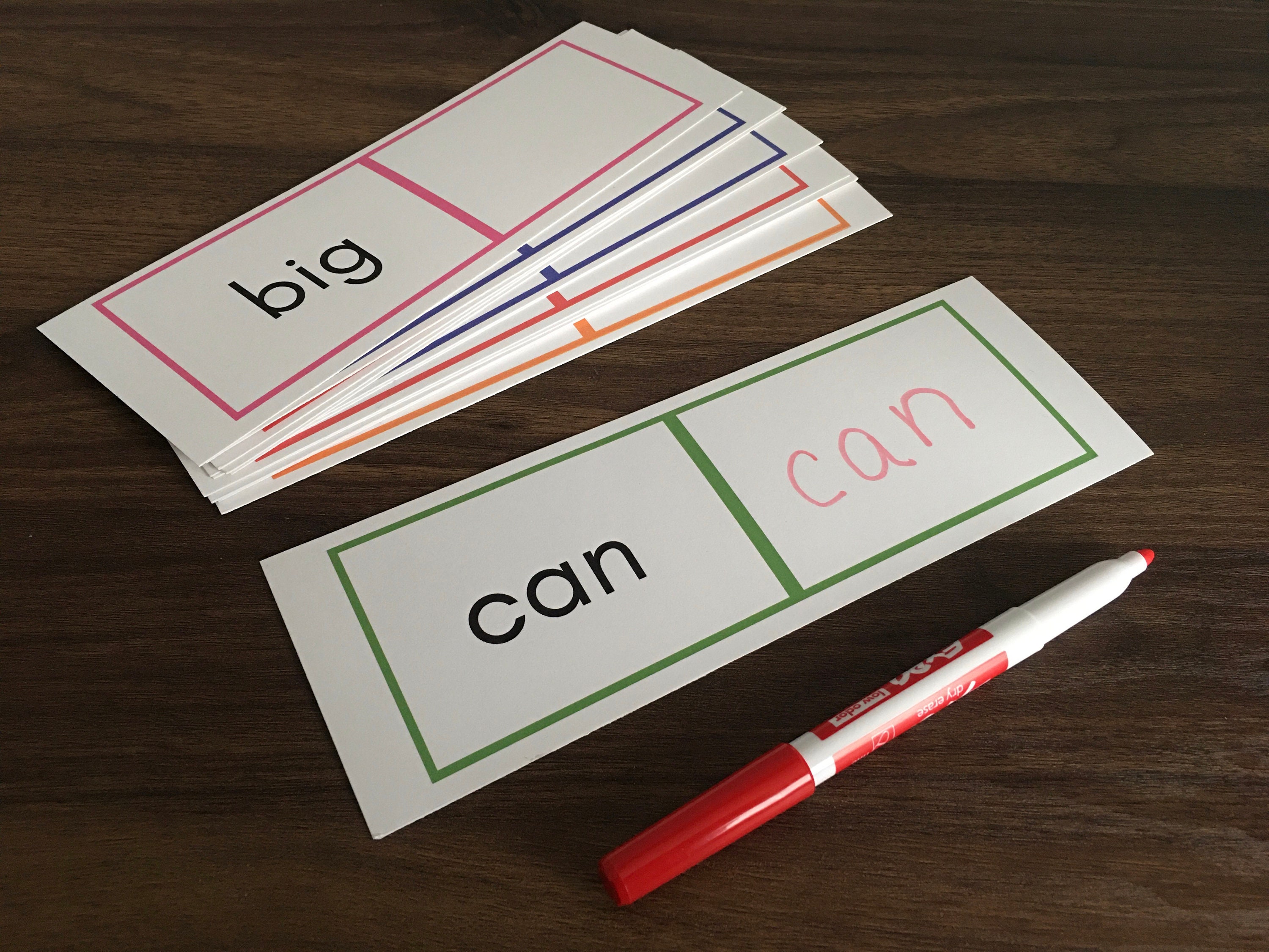 Sight Word Reading and Writing Practice Preschool Printable | Etsy