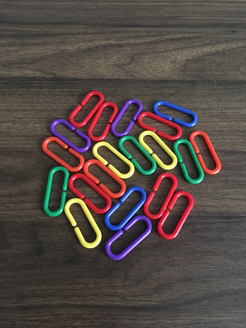 Math Pattern Cards With Linking Chains Printable Activities | Etsy