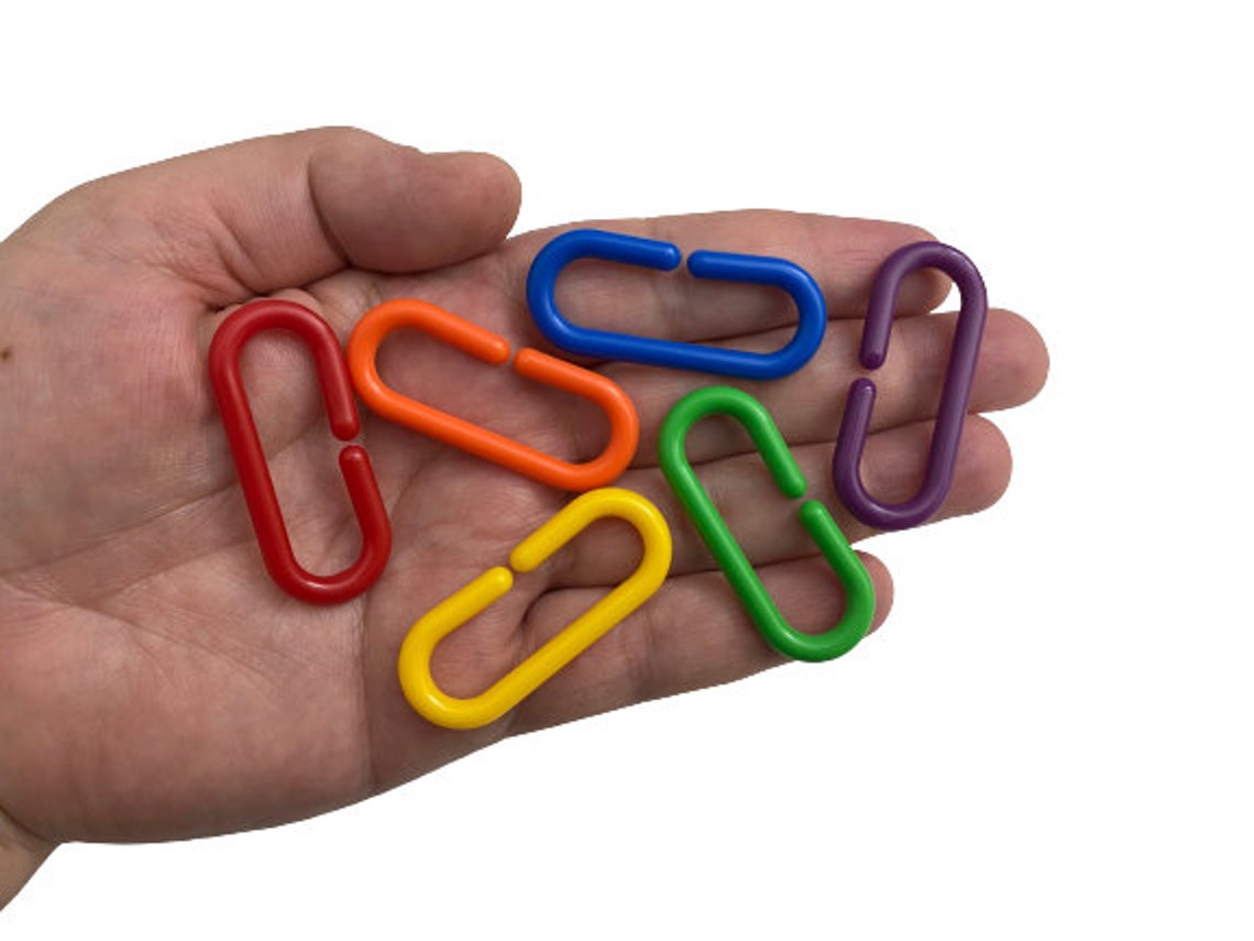 Rainbow Chain Links for Kids Preschool Fine Motor Sensory - Etsy