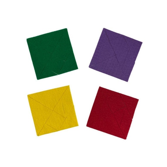 Felt Tangram Puzzles Tangram Pattern Blocks Tangram Puzzles - Etsy