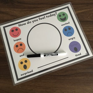How Do You Feel Today Emotions Feelings Activity, Preschool Printable ...