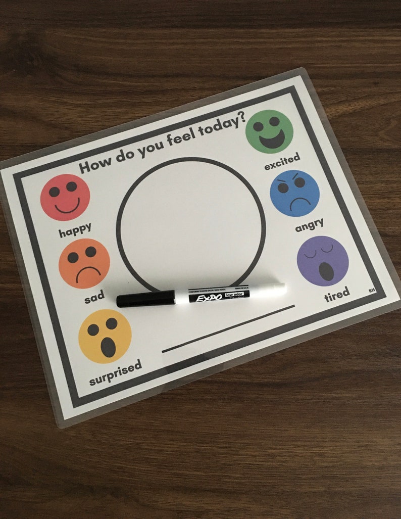 How Do You Feel Today Emotions Feelings Activity Preschool - Etsy