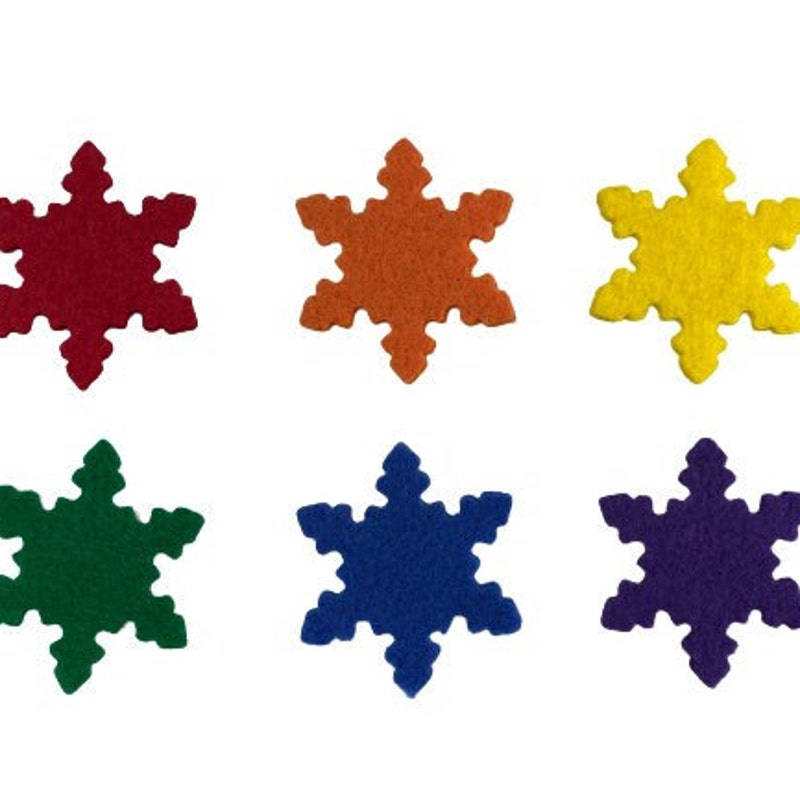 Felt Snowflakes - Etsy