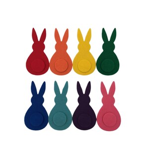 Easter Bunny Game for Kids, Preschool Color Matching Activity for Felt ...