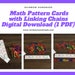 Math Pattern Cards With Linking Chains, Printable Activities ...