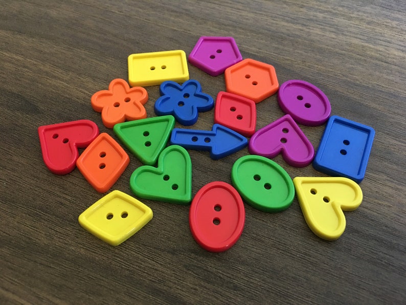 Colorful Button Sorting Activity For Easy Preschool S - vrogue.co