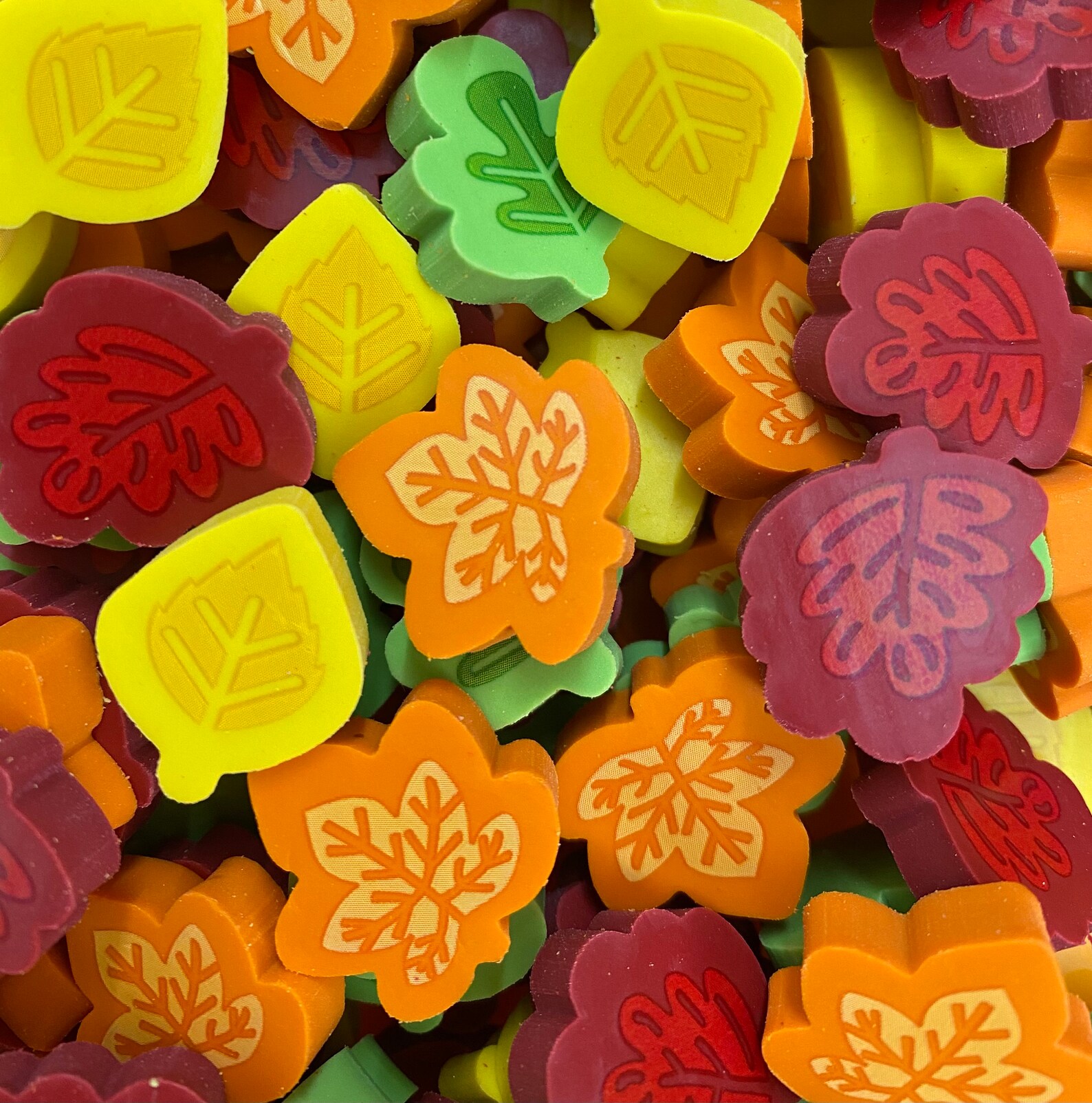 Mini Fall Leaves Erasers Leaf Shaped Erasers for Kids - Etsy UK