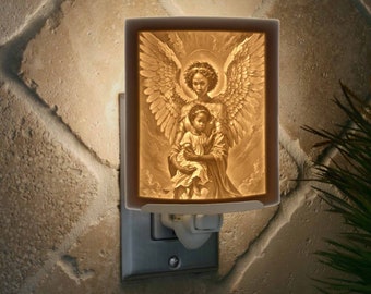 Guardian Angel Wing Night Light Personalized - Etsy