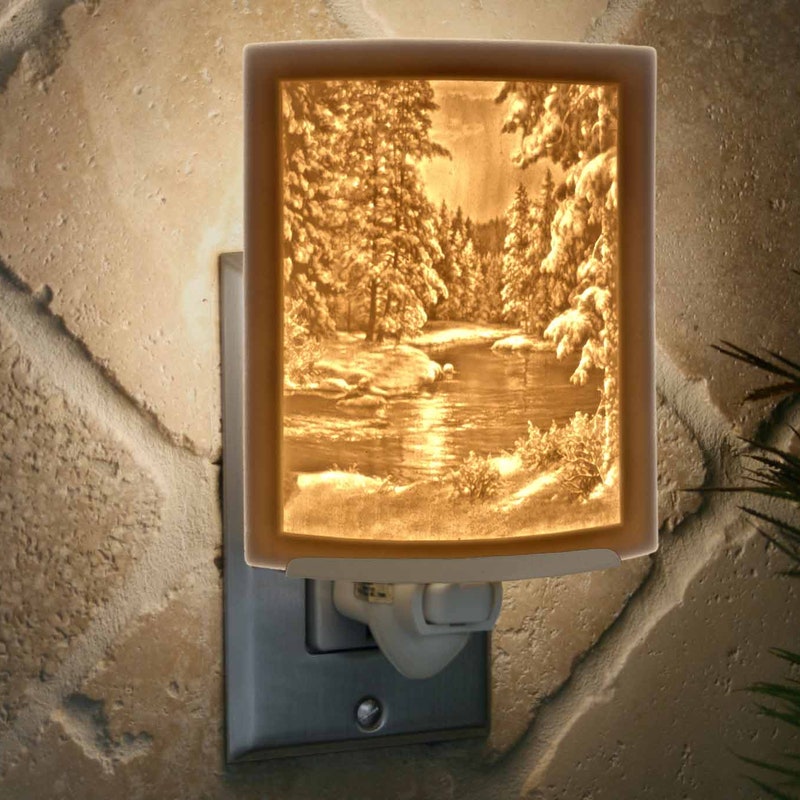 Night Light Winter Themed - Etsy