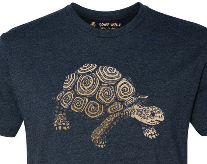 Unisex Turtle T Shirt, Mens Land Turtle Gift Tshirt, Tortoise Tee - Etsy
