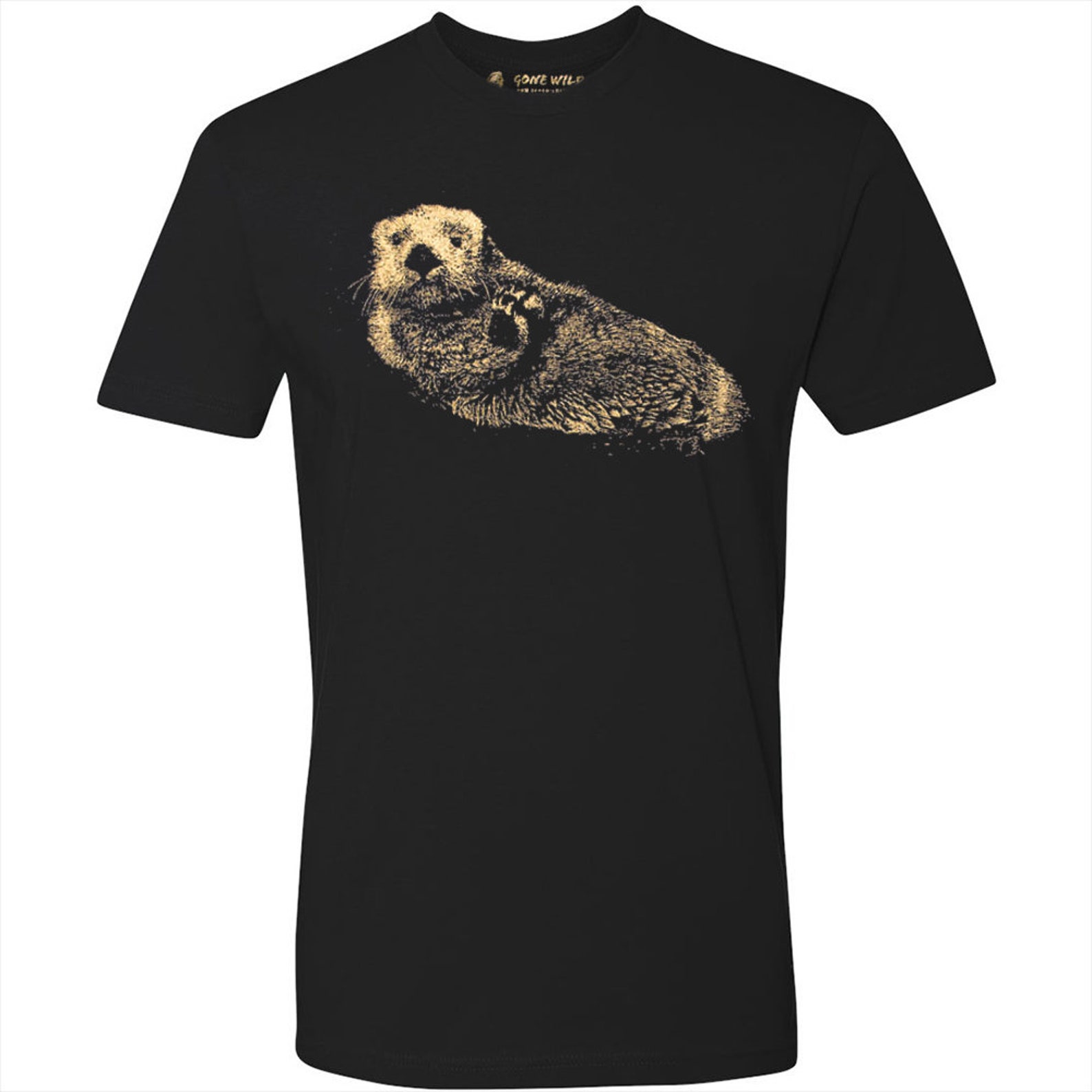 Unisex Sea Otter T Shirt Gift for Men 10% Donated to Animal | Etsy