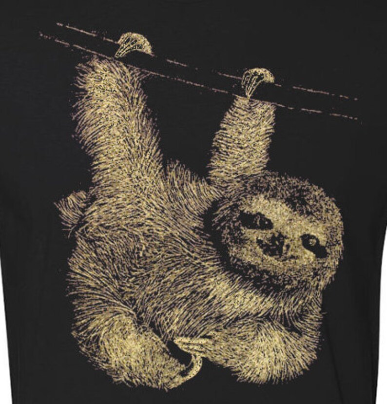 Unisex Sloth T Shirt, Animal Gift Tshirt, Men's Sloth T-shirt - Etsy