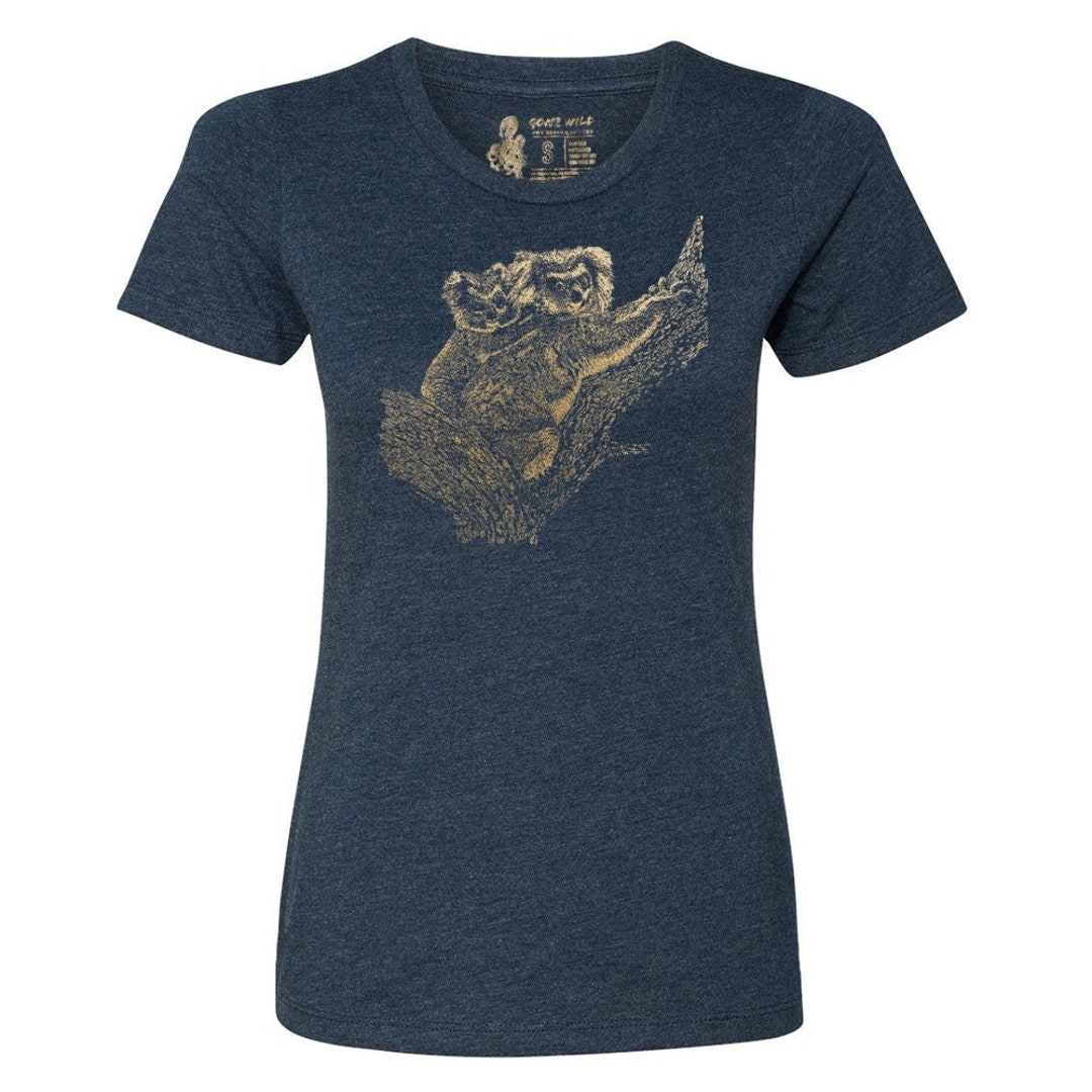 Women's Koala T Shirt, Australian Koala Tshirt, Cute Koala Bear Gift ...