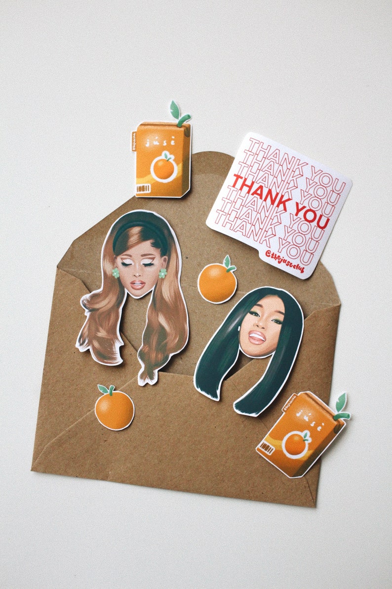 Cardi B Sticker Waterproof Sticker Bardi | Etsy