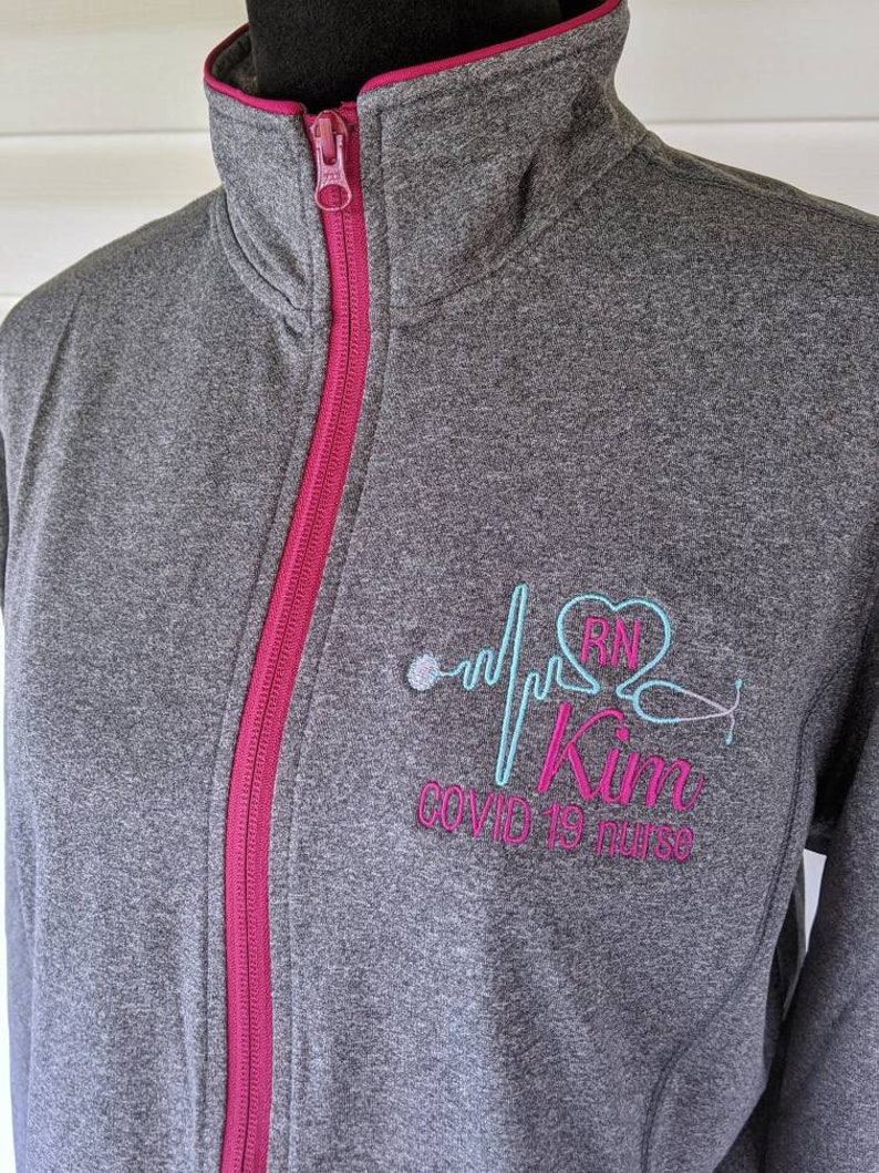 Contrast Nurse Jacket Clinical Jacket Medical Coat Nursing | Etsy