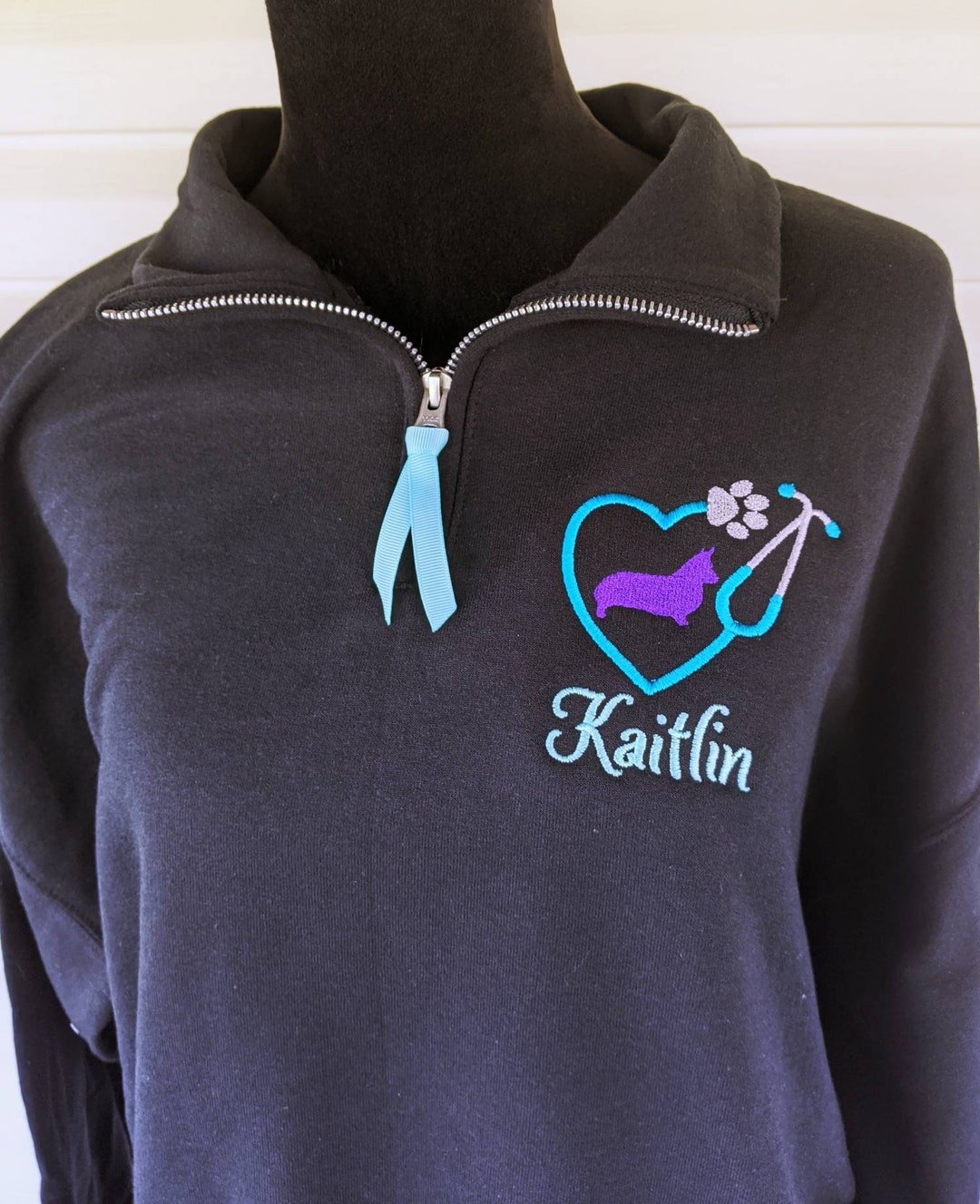 Personalized Vet Tech Pullover, RVT Sweatshirt, Vet Assistant ...