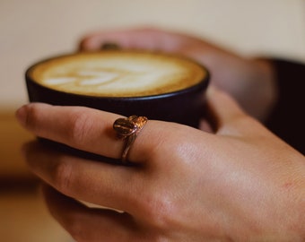 Coffee Lover Ring | Etsy