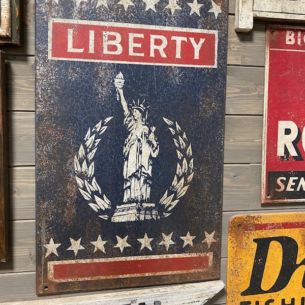 Distressed Sign - Etsy