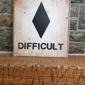 Ski Hill Difficulty “vintage” Handmade Reproduction Signs - Etsy