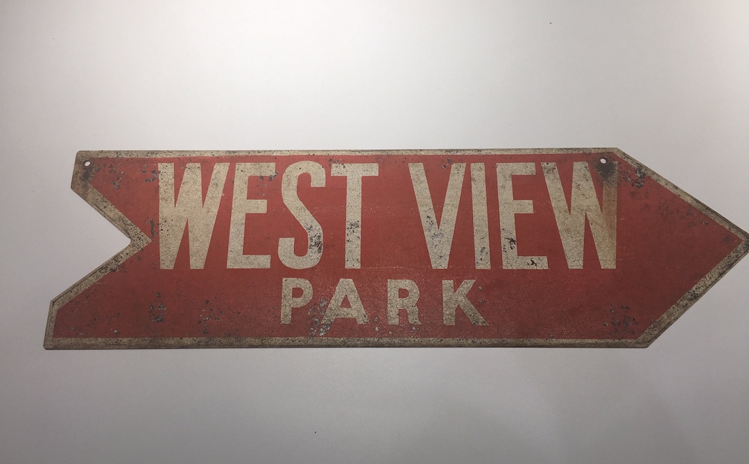Handmade West View Park Sign: Pennsylvania Amusement Park Decor - Etsy