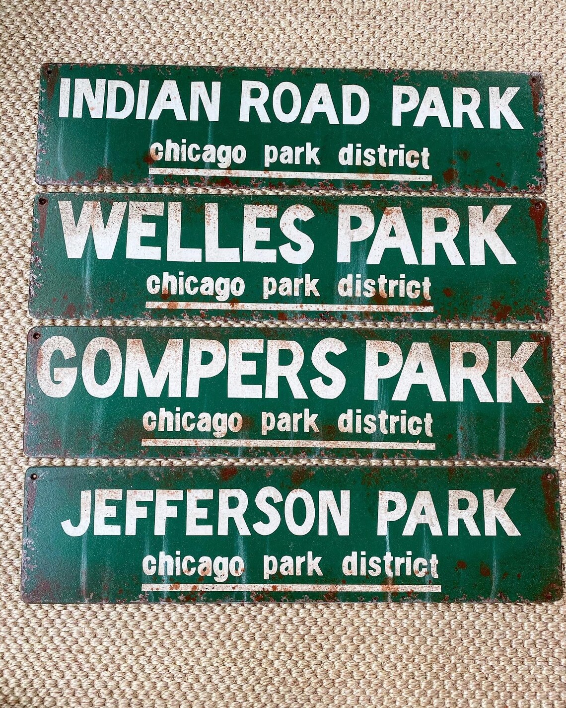 Chicago Park District Signs | Etsy