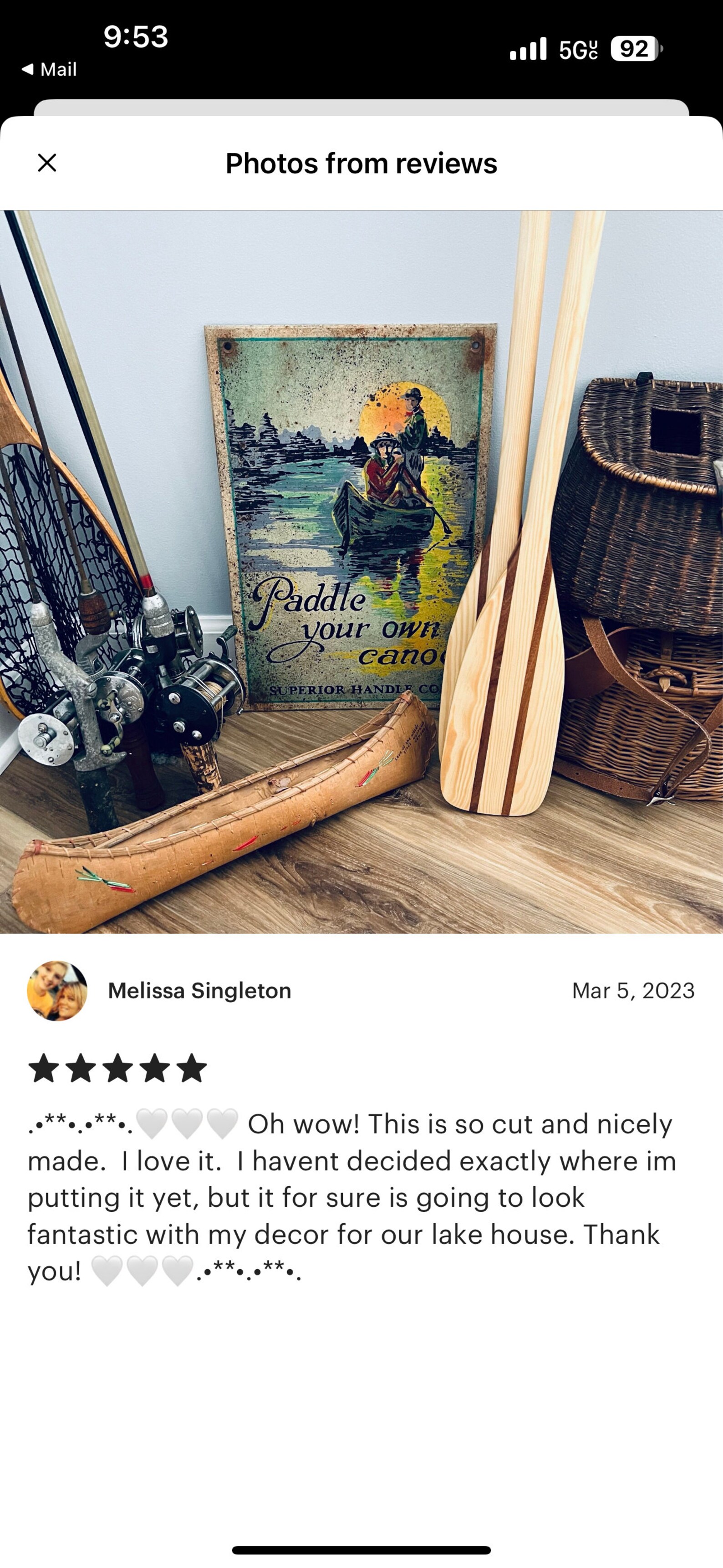 Paddle Your Own Canoe Vintage Faux Tin Cabin Sign - Etsy