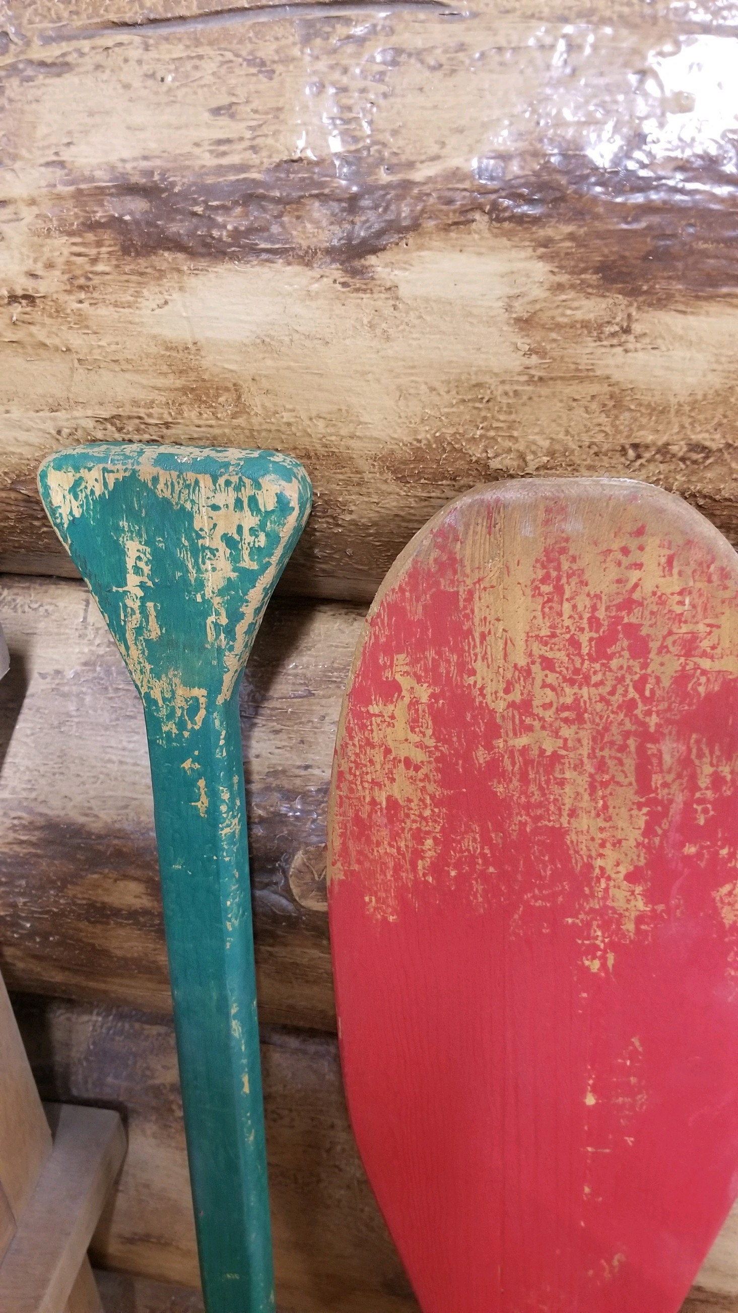 Handmade Distressed Wood Paddle: Vintage Style Oar - Cabin Decor - Etsy