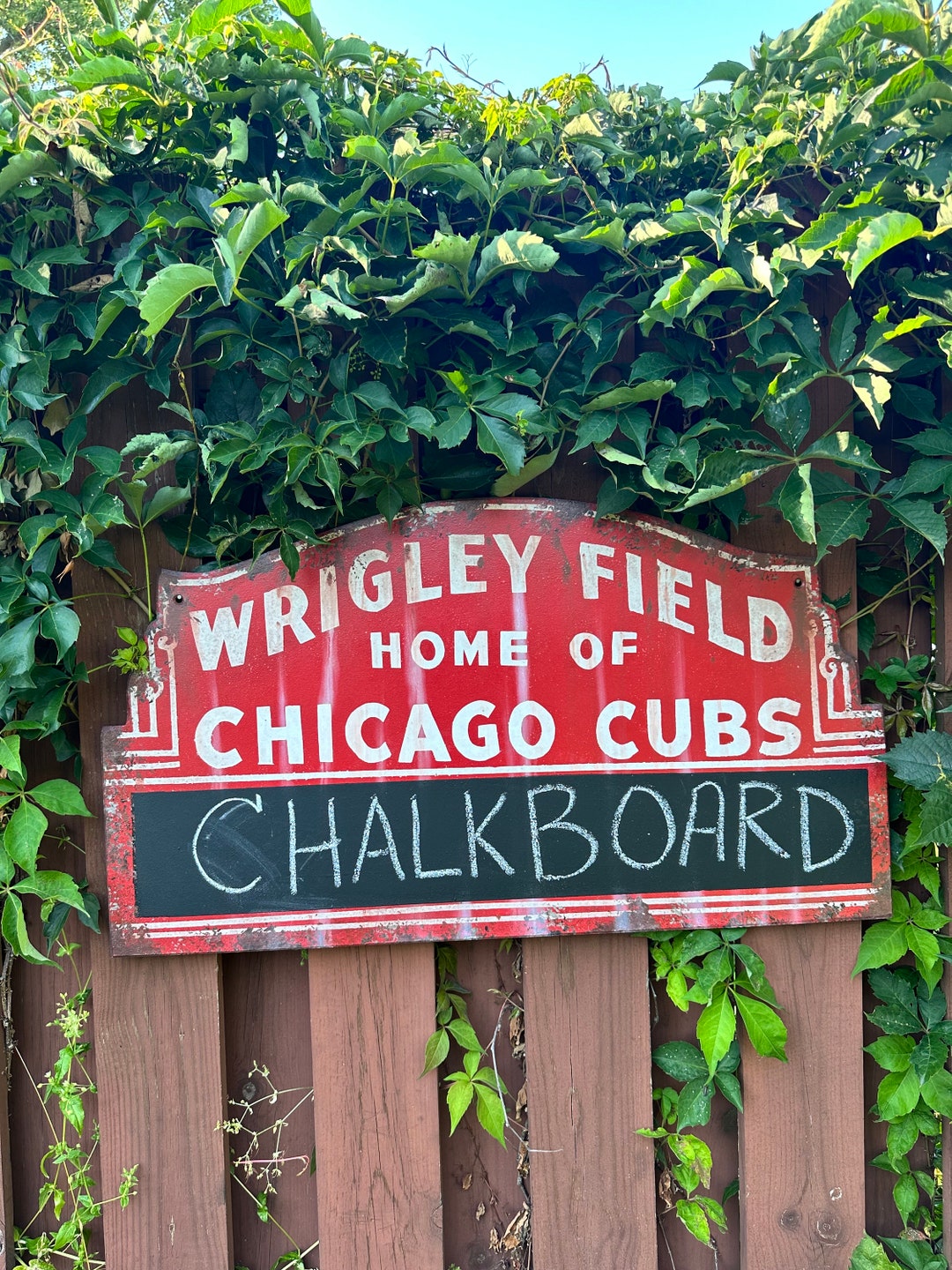 Vintage Custom Wrigley Field Home of Chicago Cubs World Series ...