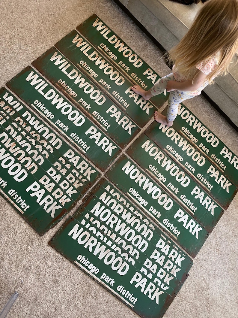 Chicago Park District Signs | Etsy