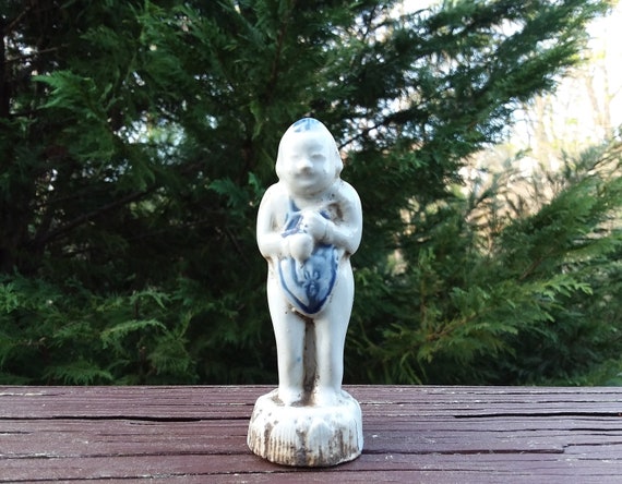 Rare Antique Chinese Porcelain Figurine Ceramic Pottery Old China Fine ...