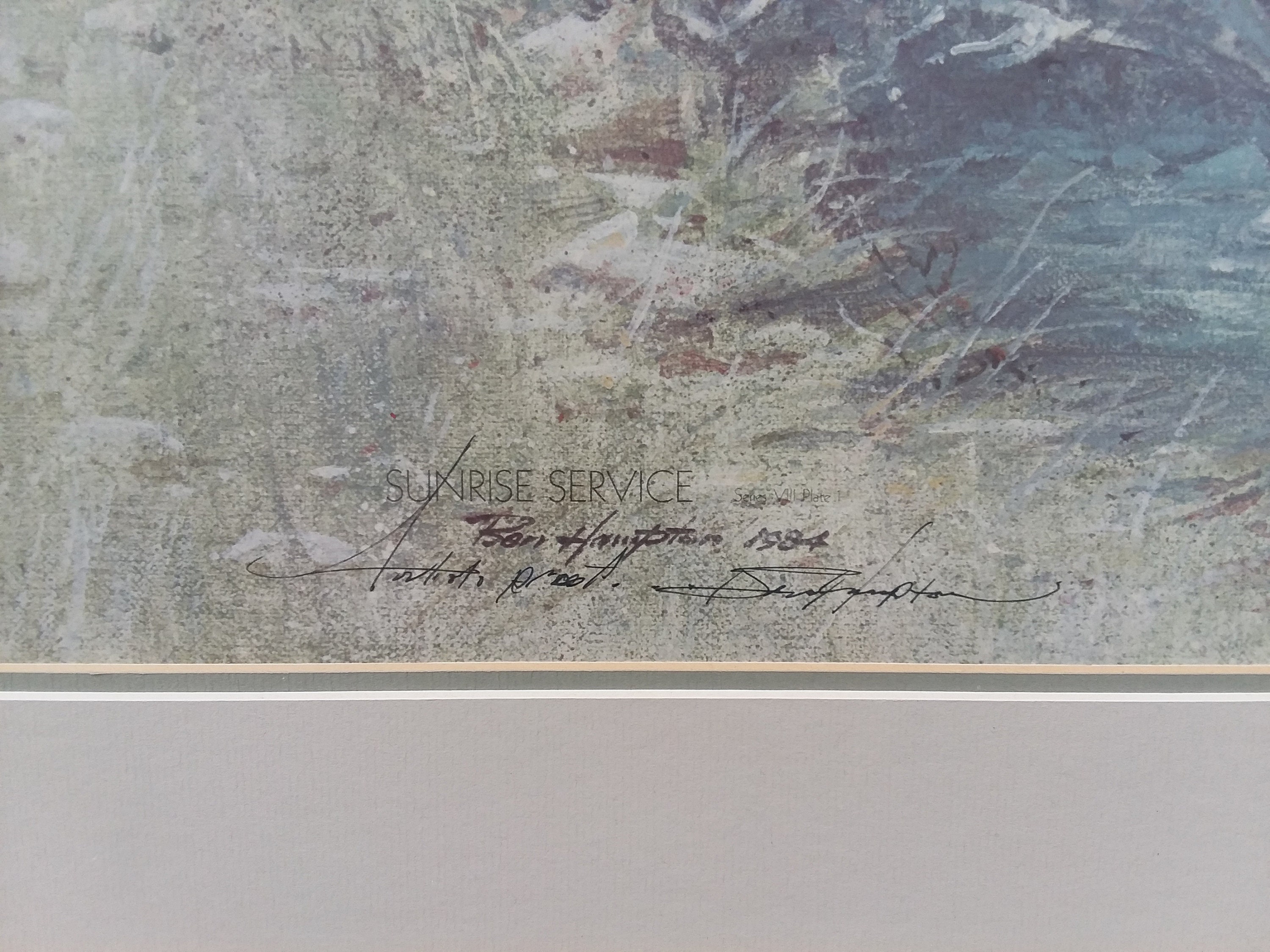 Vintage Art Collection 6 Ben Hampton Prints 2 Artist Proof 2 Limited ...