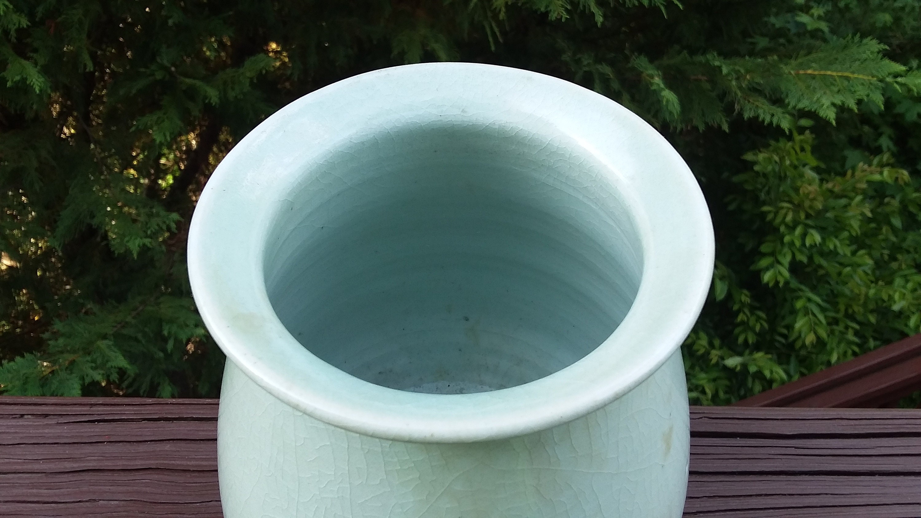 Fine Celadon Green Glazed Porcelain Pottery Signed Korean Vase - Etsy