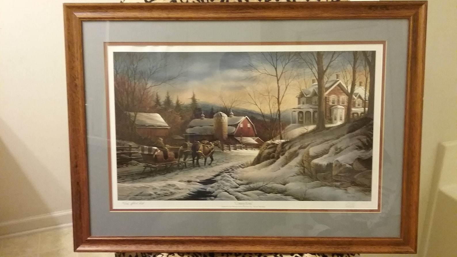 Terry Redlin "coming Home" Artist Proof Lithograph 46/240 Coa Very RARE ...